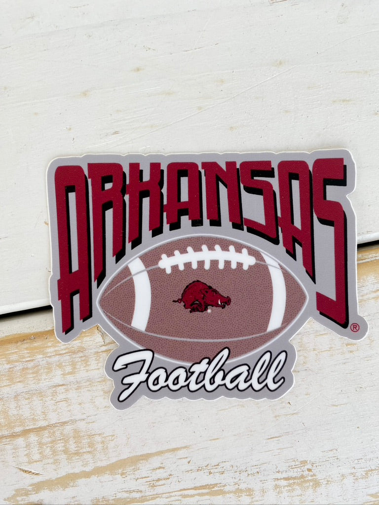 Arkansas Football Sticker – Whimsy Whoo